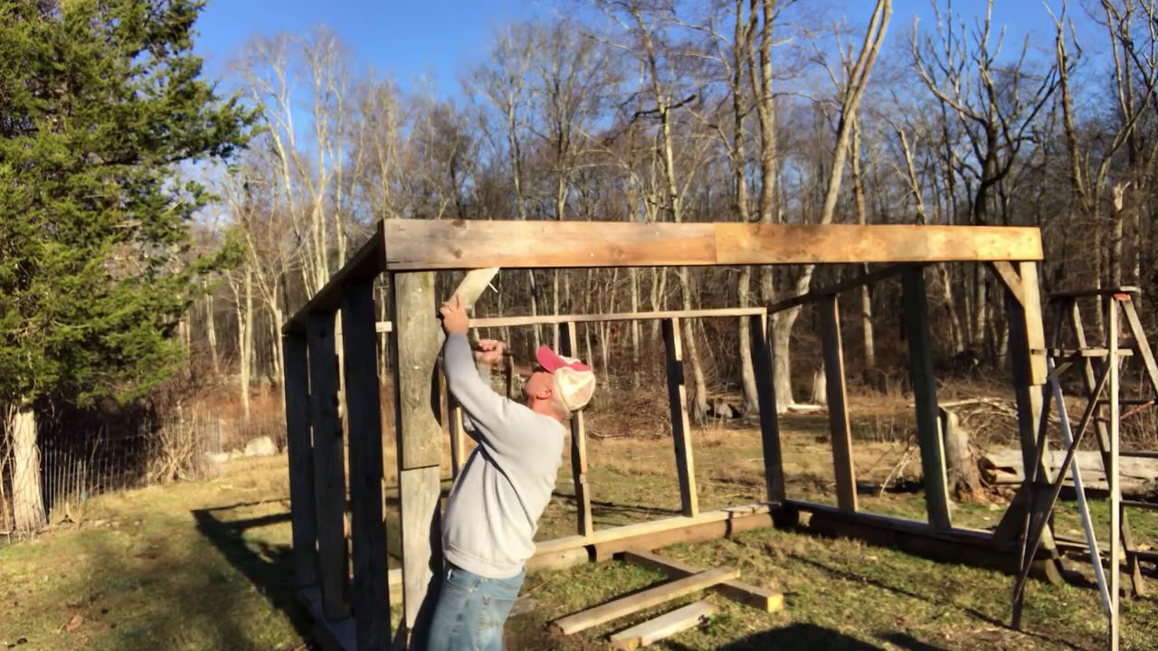 Building a Shed - SHEep Shed Part 2 - YouTube