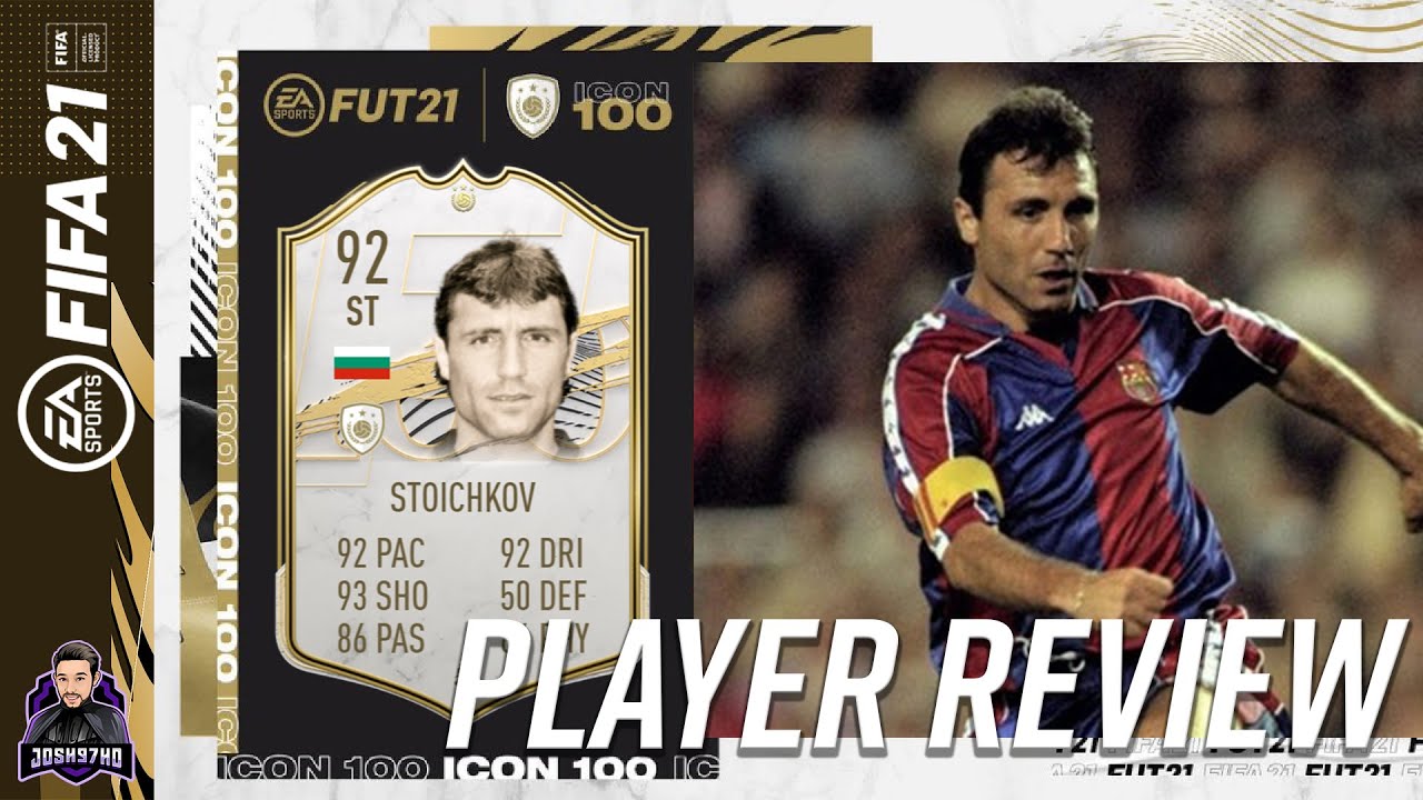 BEST STRIKER IN FIFA 21? 92 PRIME ICON HRISTO STOICHKOV PLAYER REVIEW ...