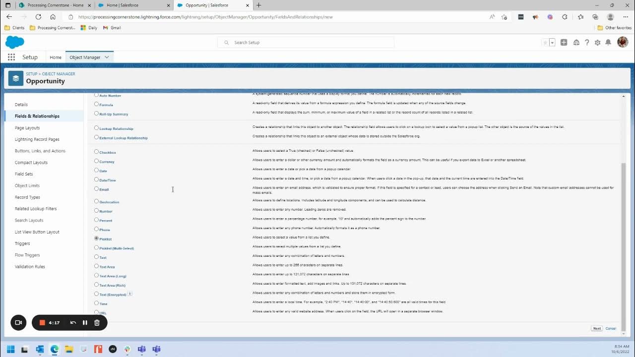 Create New Picklist Field - YouTube