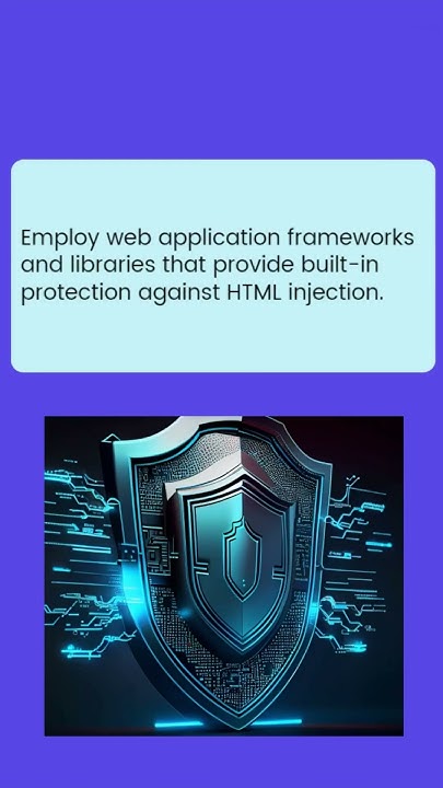 How to prevent HTML Injection #PreventingHTMLInjectionattacks #shorts ...
