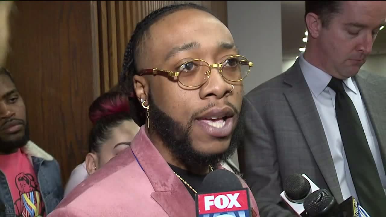 Mickhal Garrett and prosecutors react to sentencing - YouTube