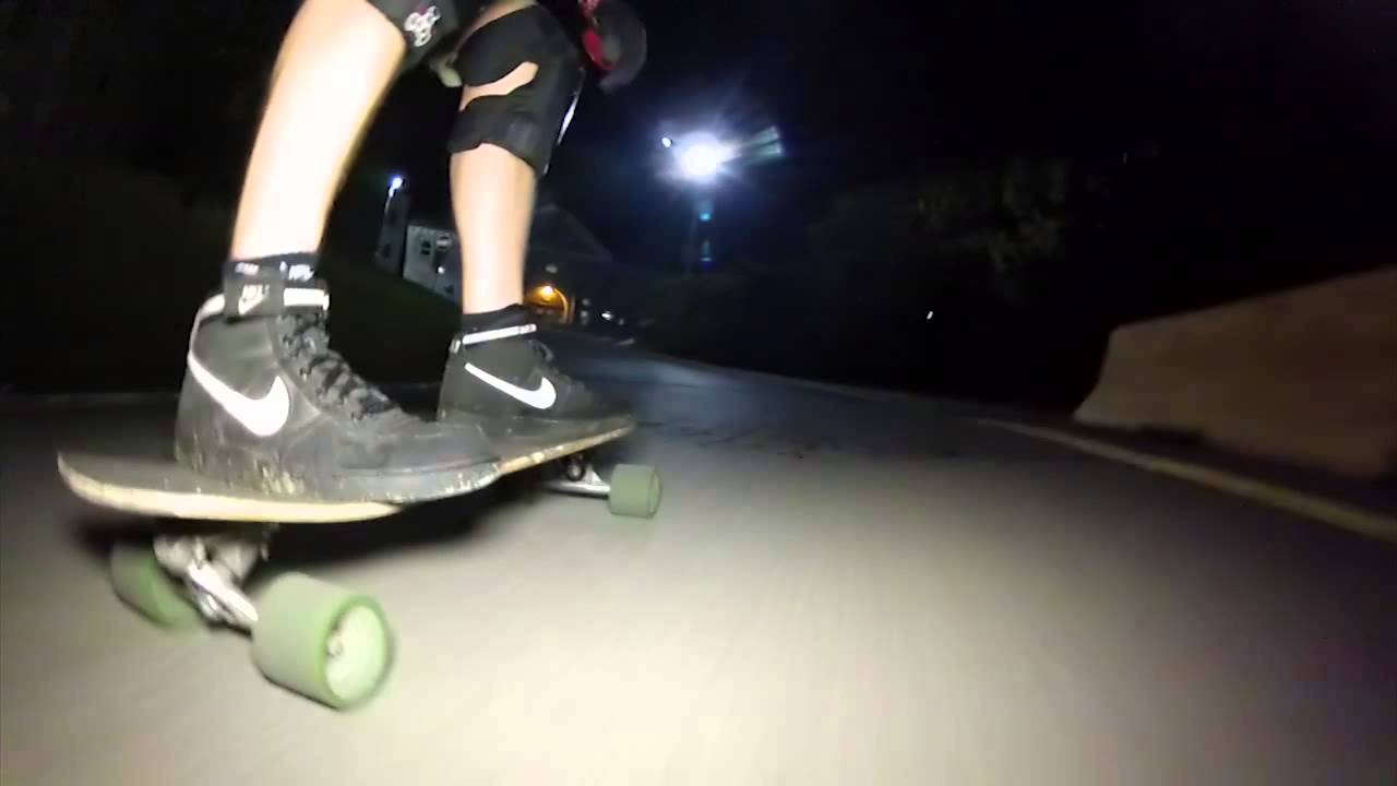 Longboarding - Night Time - Mtl - YouTube