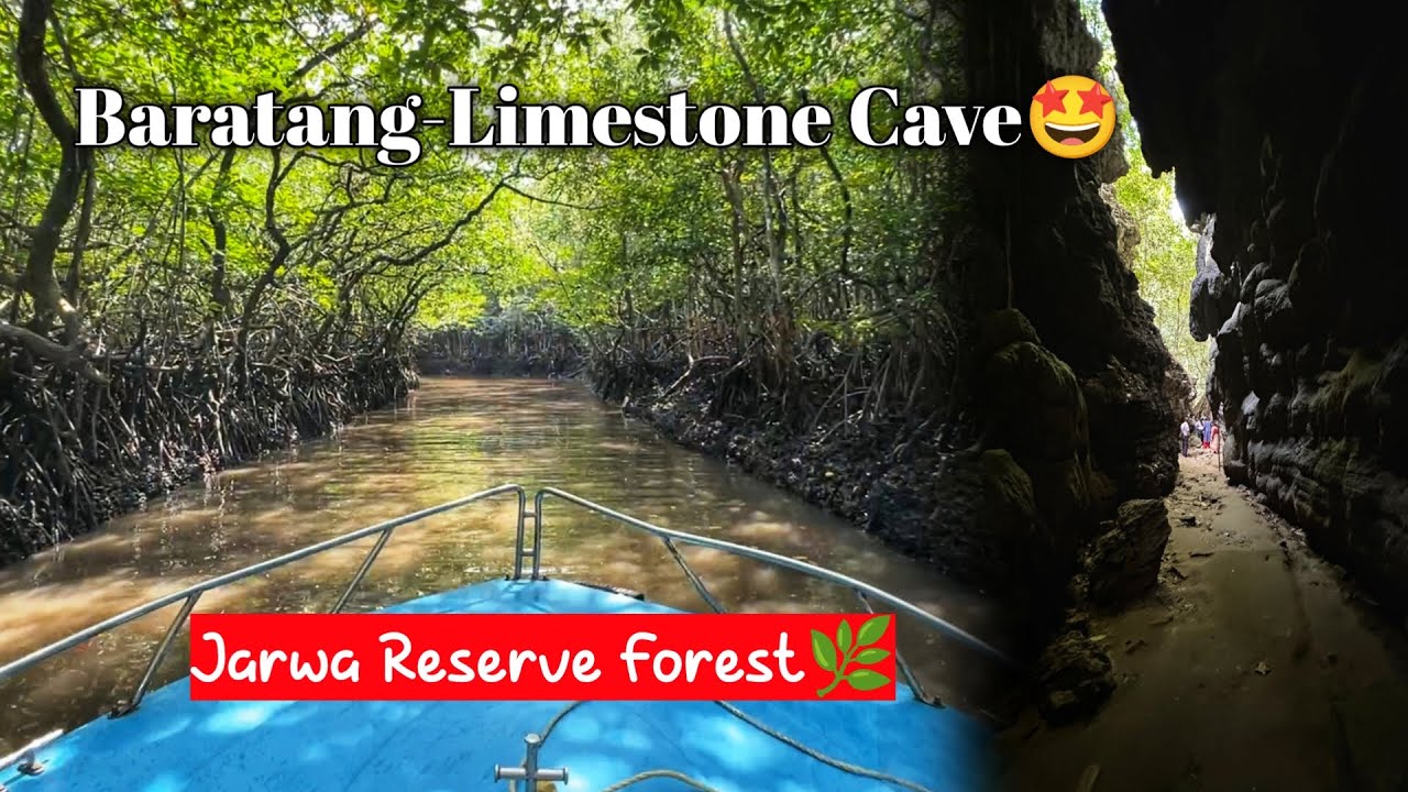 Baratang- Limestone Cave, Mud Volcano🤩 | Andaman Tour EP 7🌊 । Jarwa ...