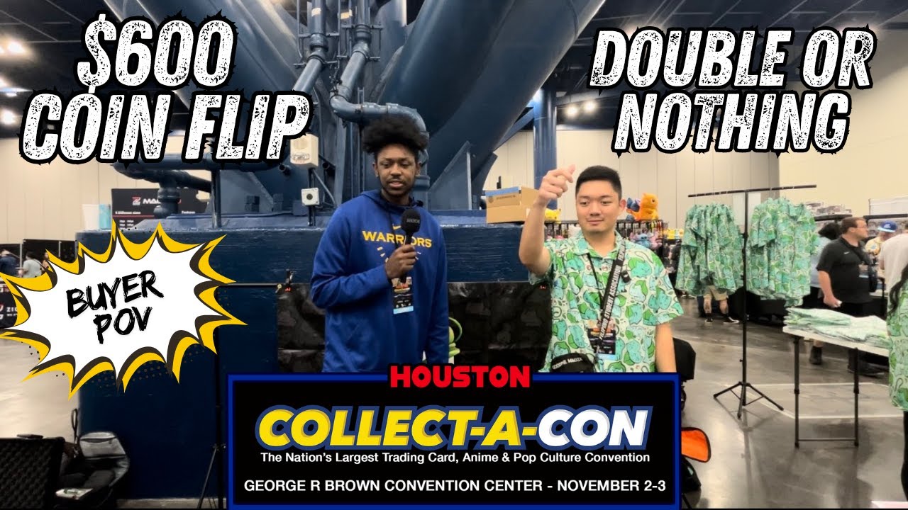 Double or Nothing Coin Flips at Collect-A-Con Houston! Buyer POV - YouTube