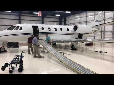 Roll-A-Ramp Jet Ramp Setup - YouTube