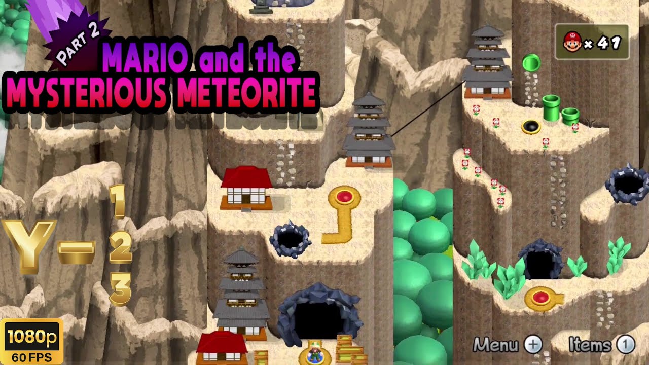 Mario and the Mysterious Meteorite [V2.0.0] Part 2 #1 Walkthrough 100% ...