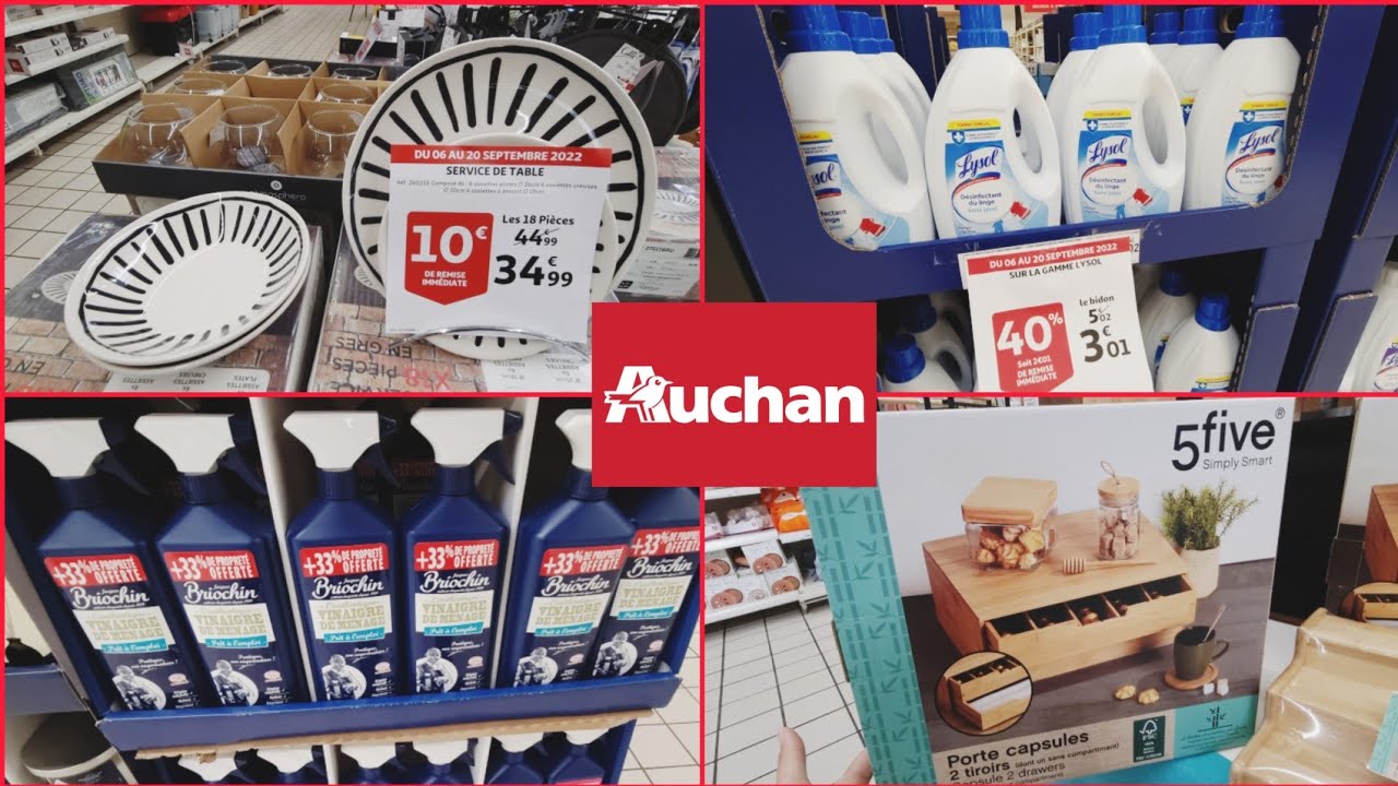 ️🔥AUCHAN PROMOTIONS MAISON SEPTEMBRE ! - YouTube
