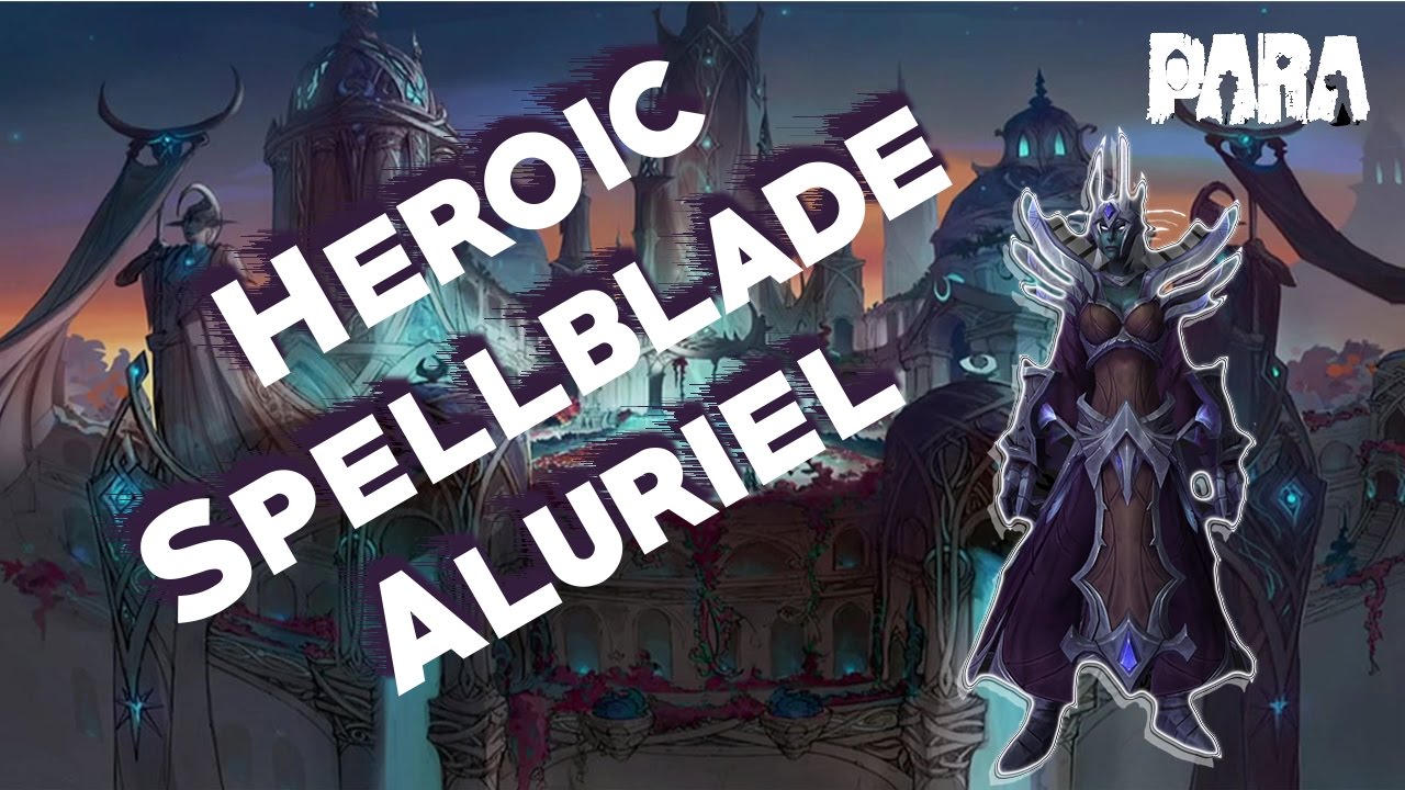 Invisium VS Heroic SPELLBLADE ALURIEL - Assassination Rogue POV - YouTube