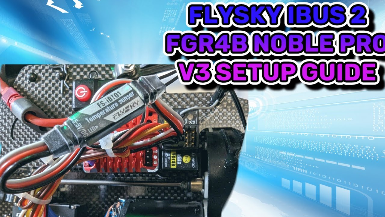 Flysky FS-iBT01 Ibus 2 temp sensor FGr4b and noble pro v3 firmware set ...