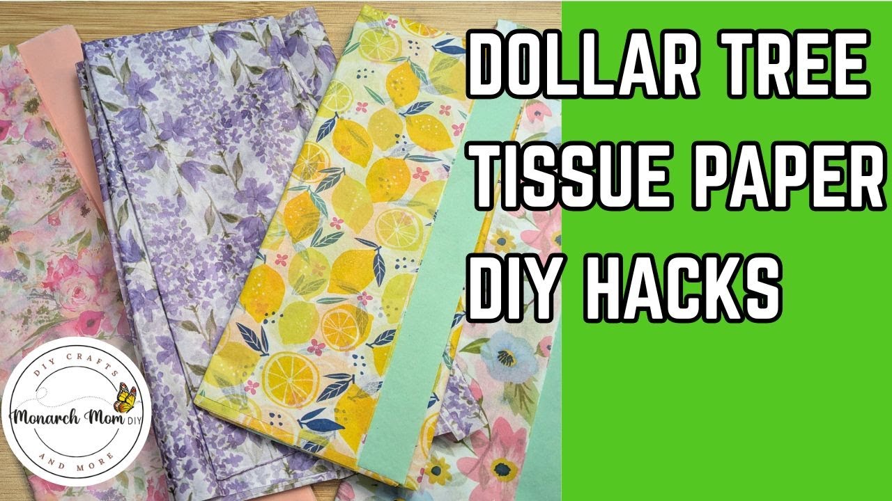 4 Dollar Tree Tissue Paper Crafts You Need to Try! | Magnolia Design Co ...