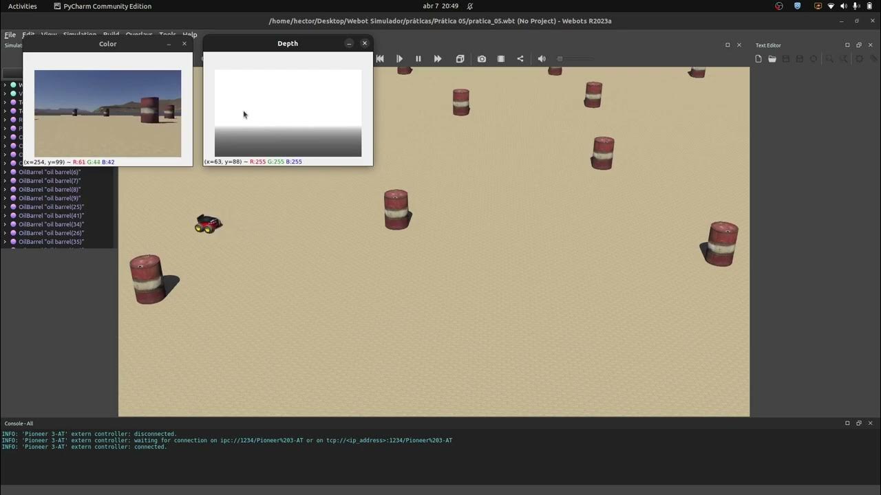 Prática 05 - Kinect RGB Depth - YouTube
