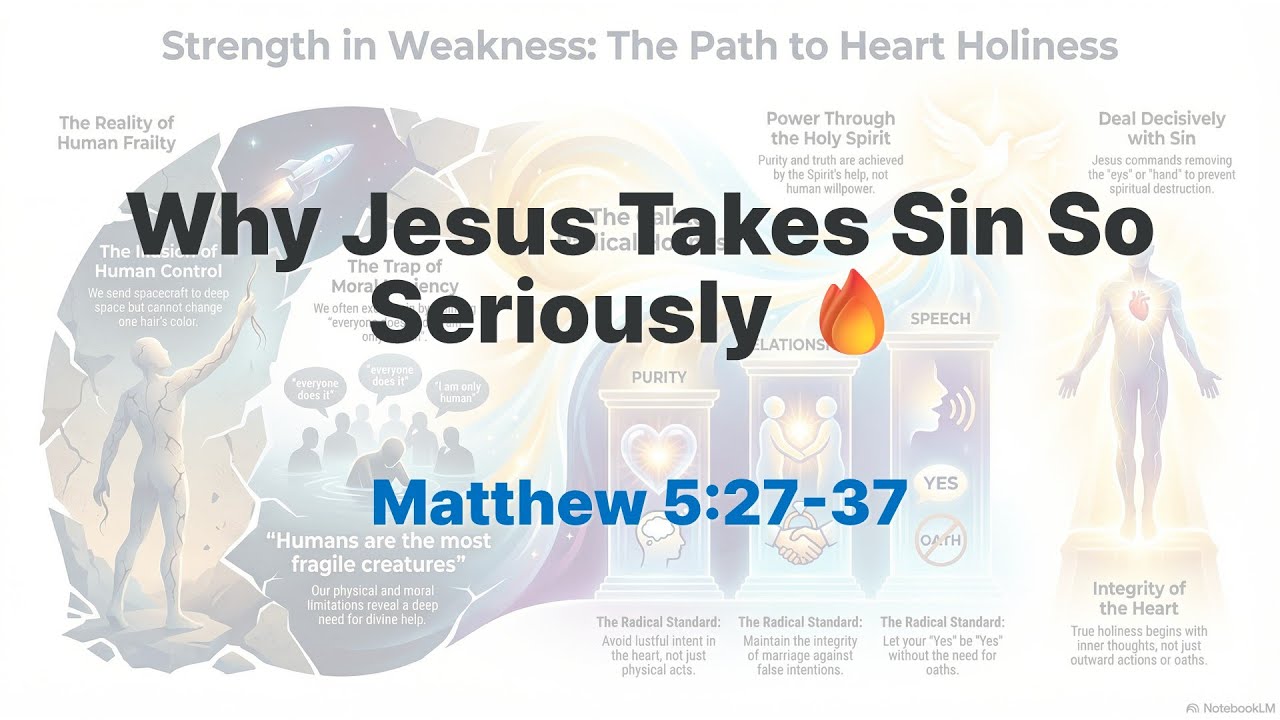 Why Jesus Takes Sin So Seriously 🔥 | Matthew 5 Devotional (7-Step QT ...