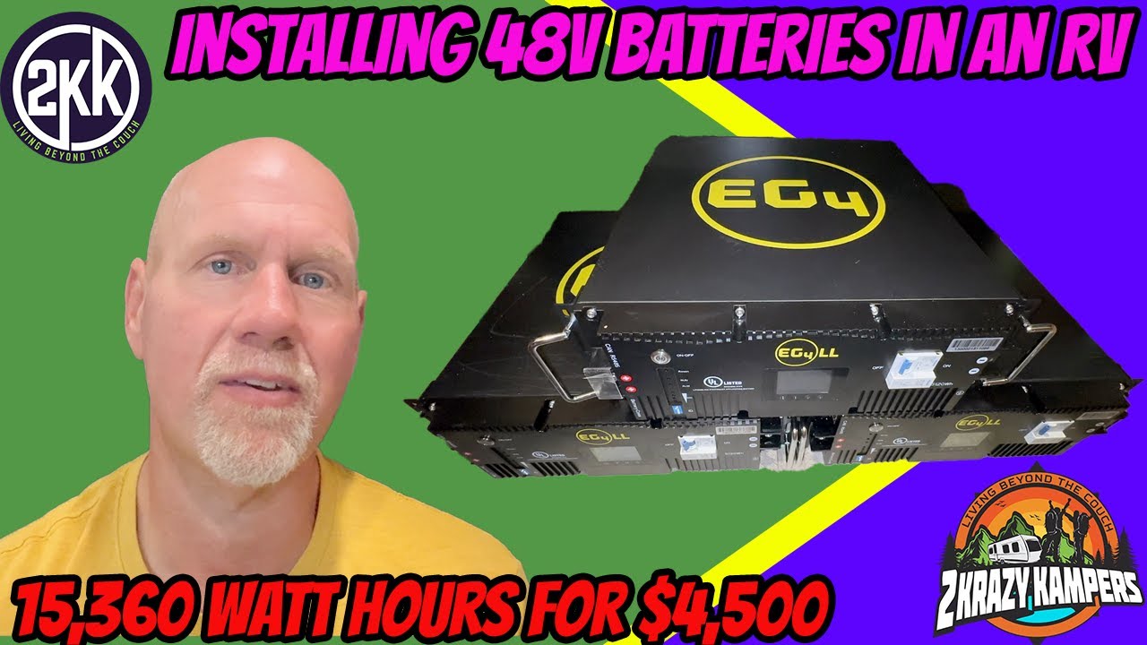 How to install 48V batteries in an RV | Best off grid system for an RV ...