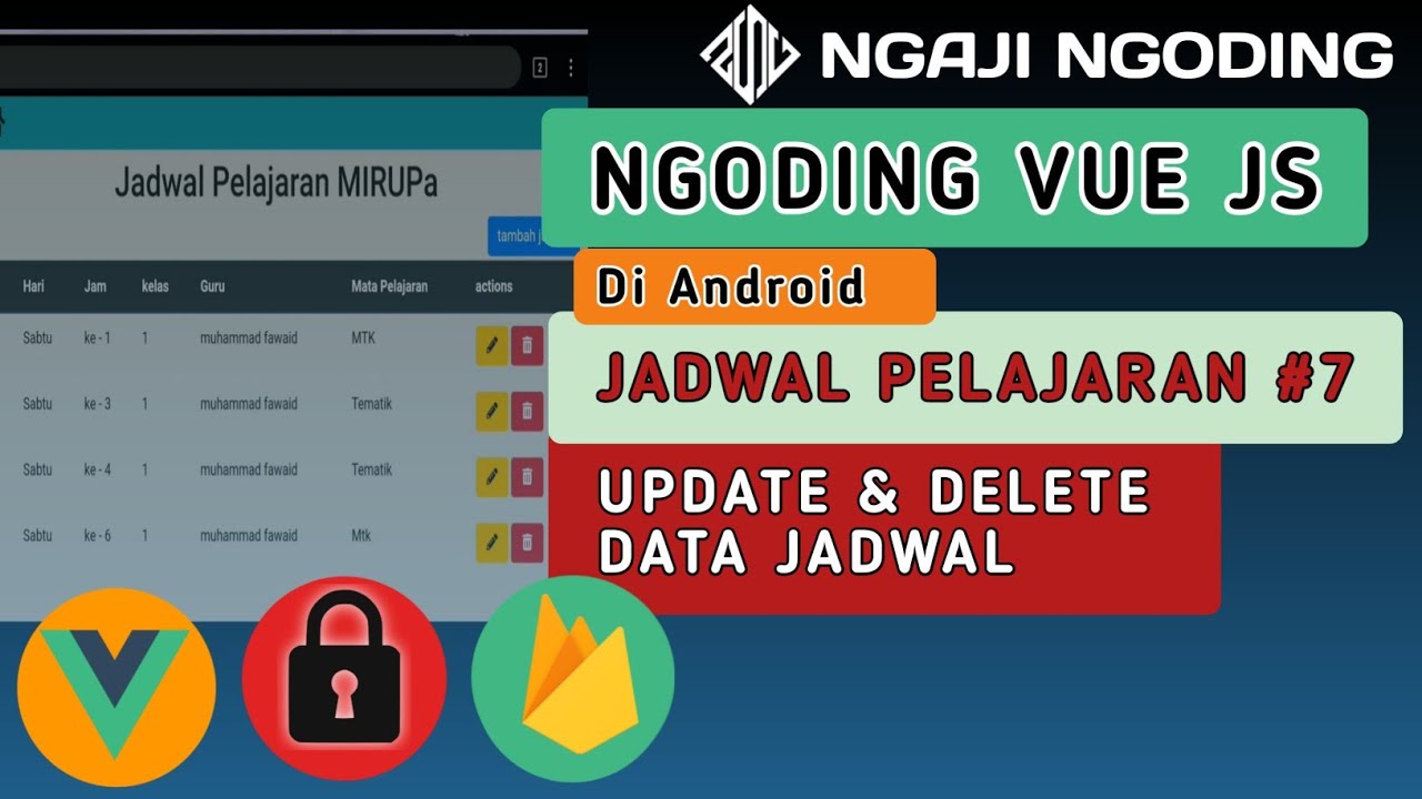 coding di android dengan vuejs - CARA EDIT DAN DELETE DATA DI CLOUD FIRESTORE DENGAN VUE JS ...
