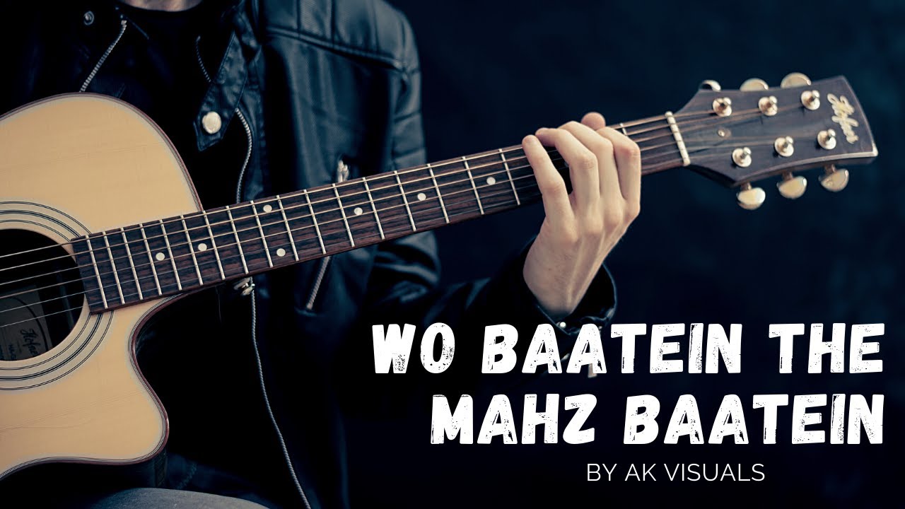Wo Baatein The Mehz Baatein || Zaroori Tha || Rahat Fateh Ali Khan ft Ak Visuals ||Lyrical video ...