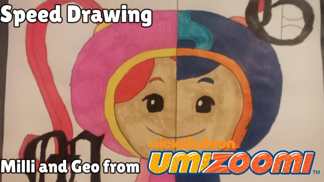 Speed Drawing - Milli and Geo from Team Umizoomi - YouTube