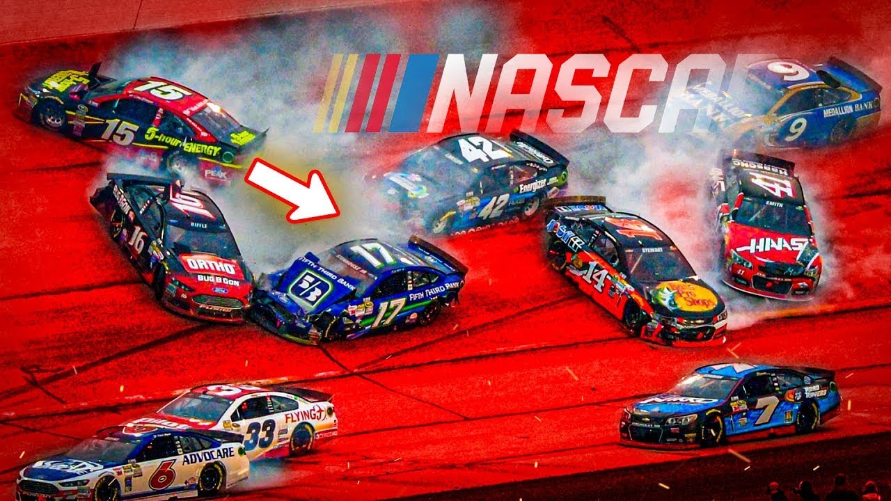 NASCARS BIGGEST SAFETY CAR CRASH EVER! - YouTube