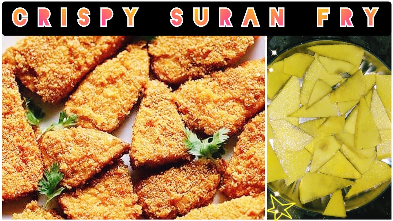 🤤This Recipe Called Veg Fish Fry | Crispy Suran Yam Fry | #snacks # ...