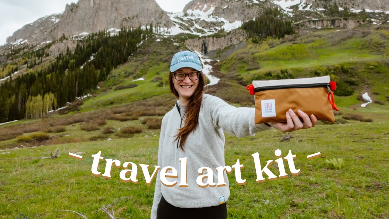 My travel art kit | what I always take with me - YouTube