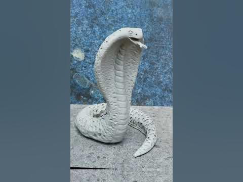 How to make snake with clay | clay modelling snake | clay animals ...