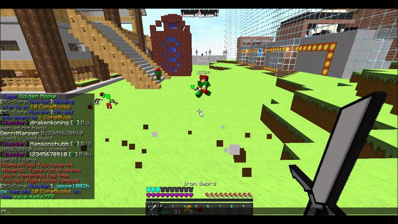 [minecraft] [mc-core.com] [nuker hack] - YouTube