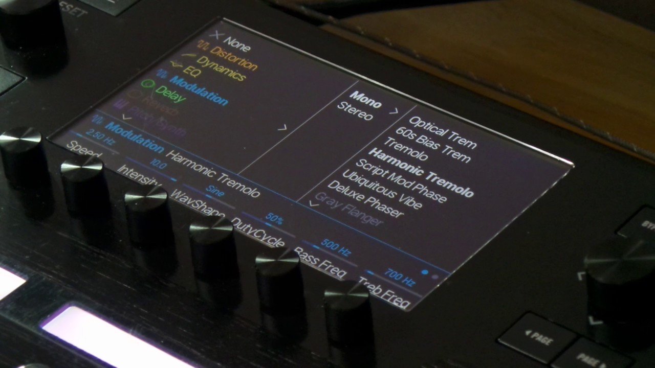 Bobby DeVito demos Line 6 HELIX modulation effects! Don't bore us, give ...