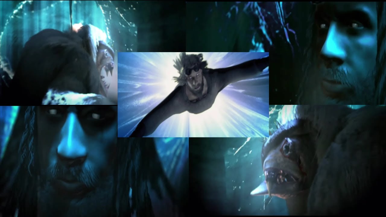 Riddick vs Monster snow Fight cinematic scene in the Chronicles of ...