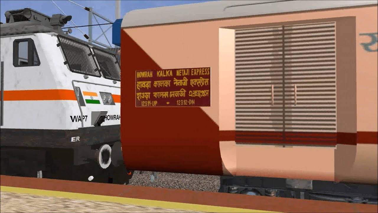 12311 Howrah Kalka Netaji Express Grand Arrival At Prayagraj & High ...