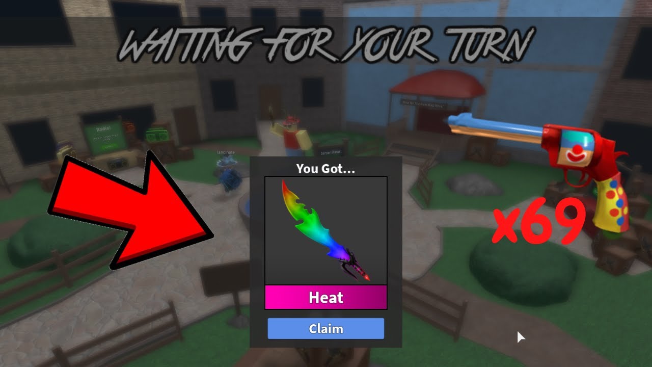 TRADING 69 CLOWN GUNS FOR CHROMA HEAT!! (Murder Mystery 2) - YouTube