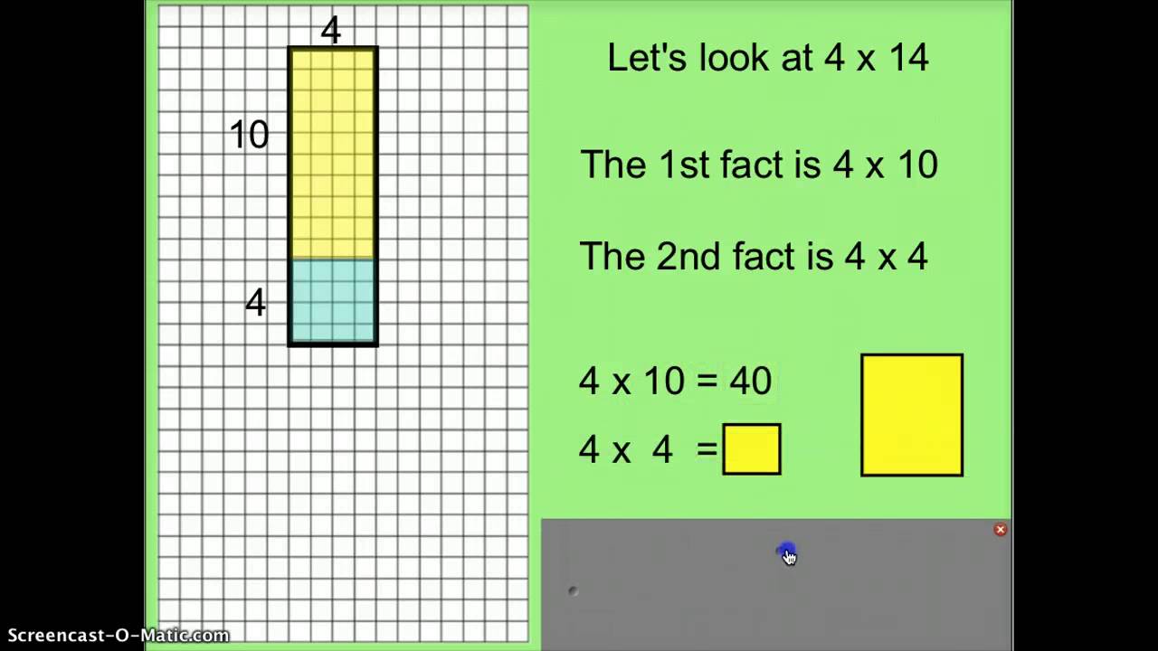 2 x 1 Area Models - YouTube