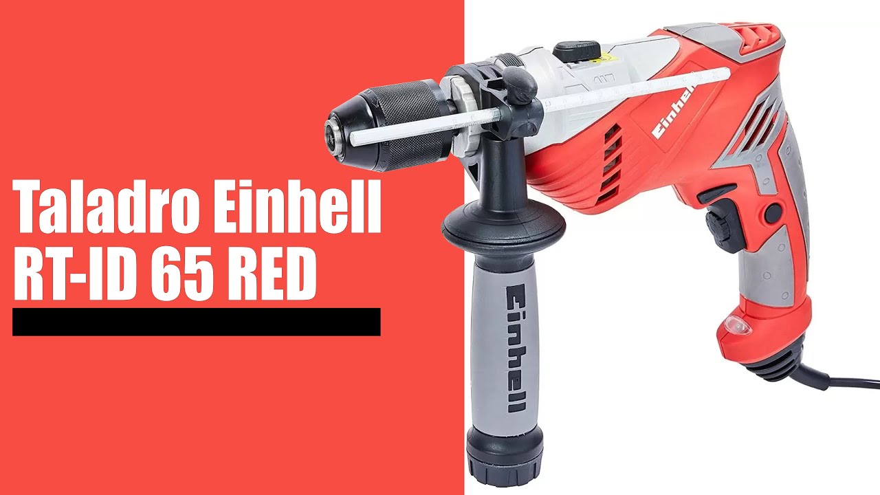 Taladro Einhell RT-ID 65 RED con Percutor - YouTube