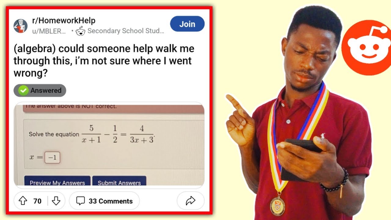 Reddit Nice Algebra Question | Algebra Problem With Nice solution - YouTube