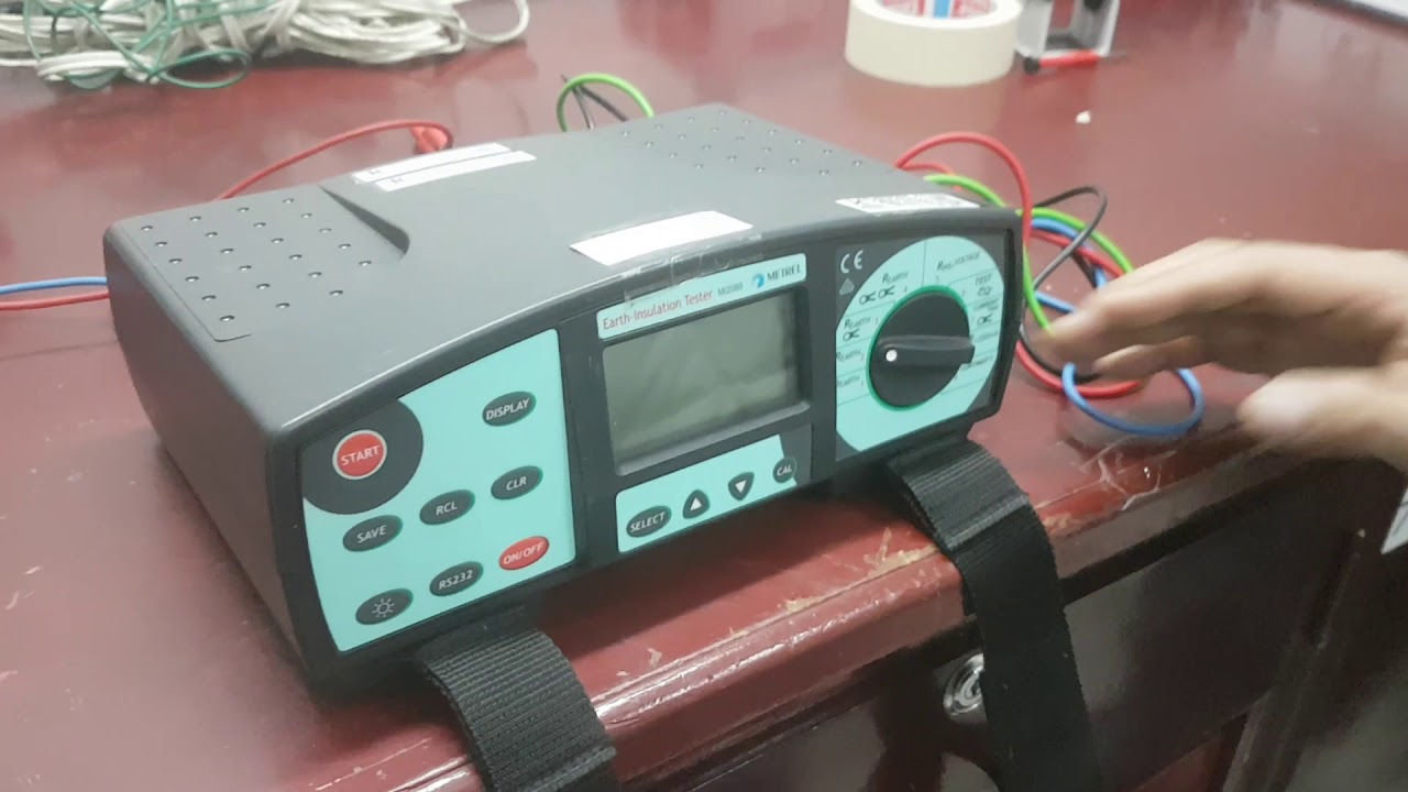 PUESTA A TIERRA METREL 2088 - YouTube
