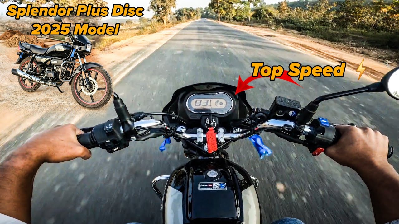 Hero Splendor Xtec Disc 2025 Model // Hero Splendor disc Model Ride ⚡ ...
