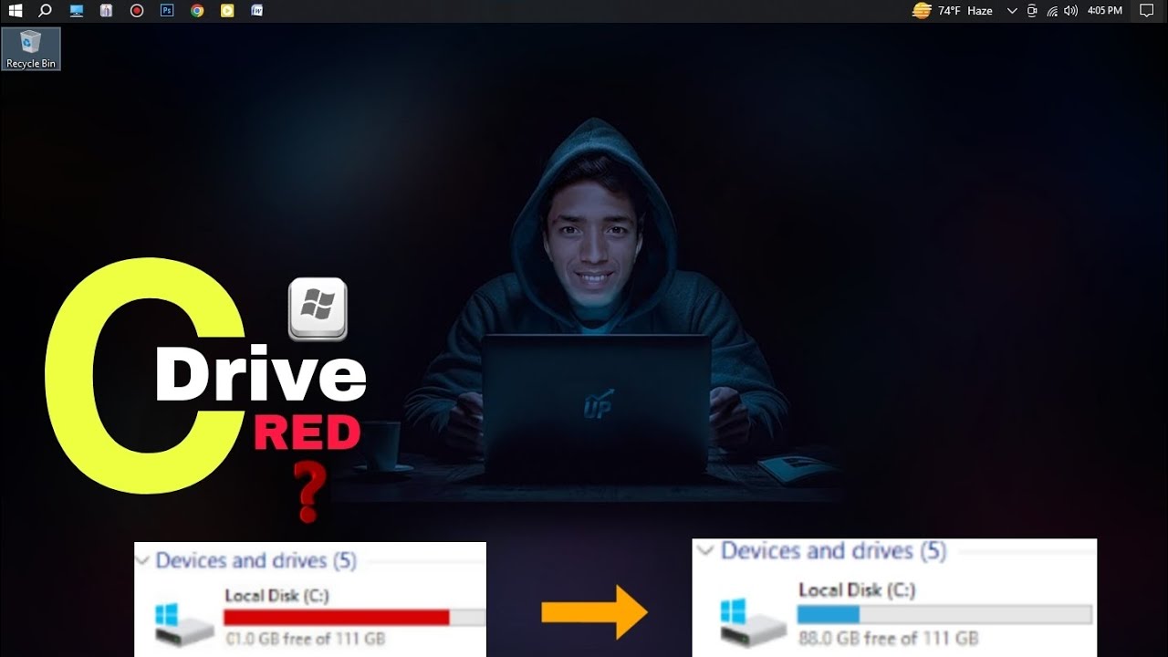 How to clean C Drive In windows | Make Your Computer Faster | Local ...