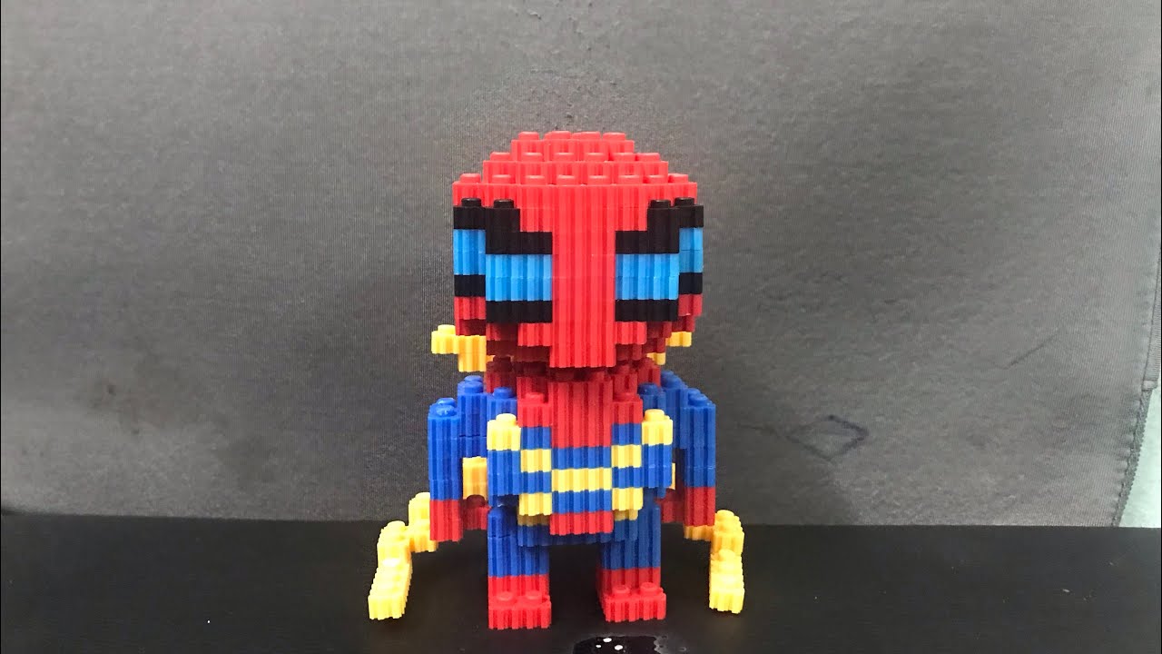 Giấy hướng dẫn lắp lego mini 3d : Người Nhện tiến hoá - YouTube