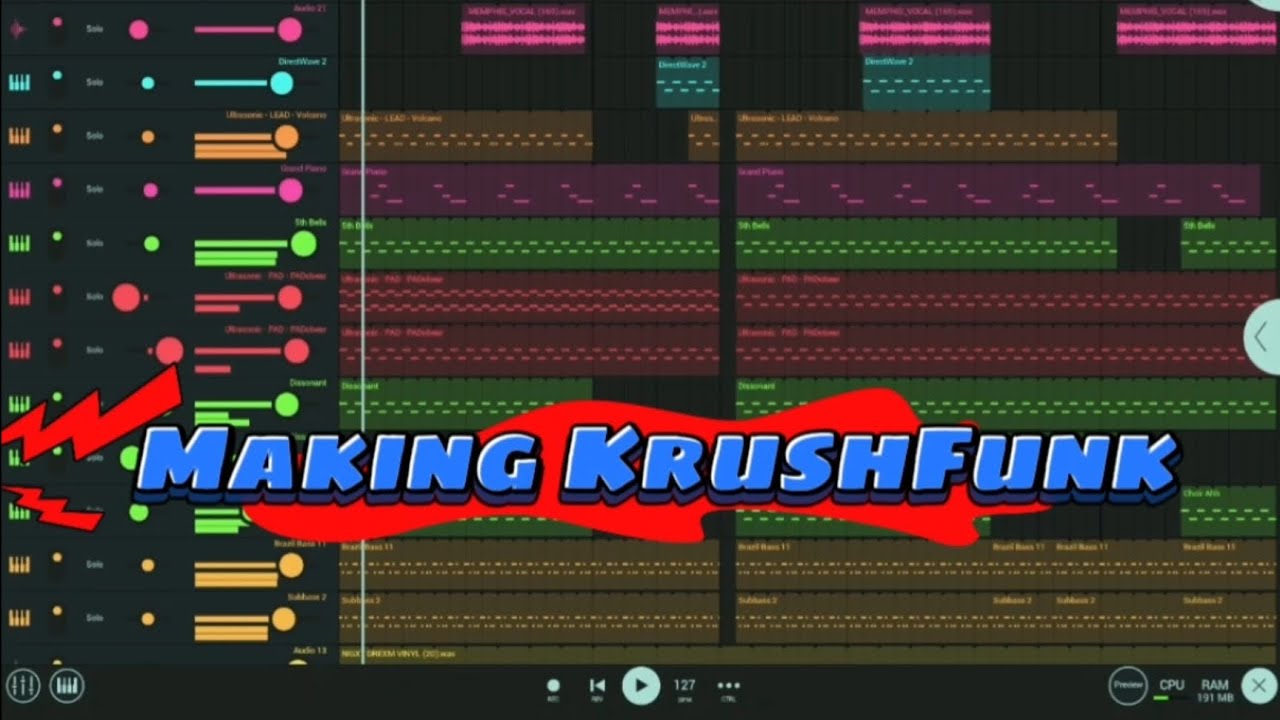Made KrushFunk with fl studio mobile #krushfunk - YouTube