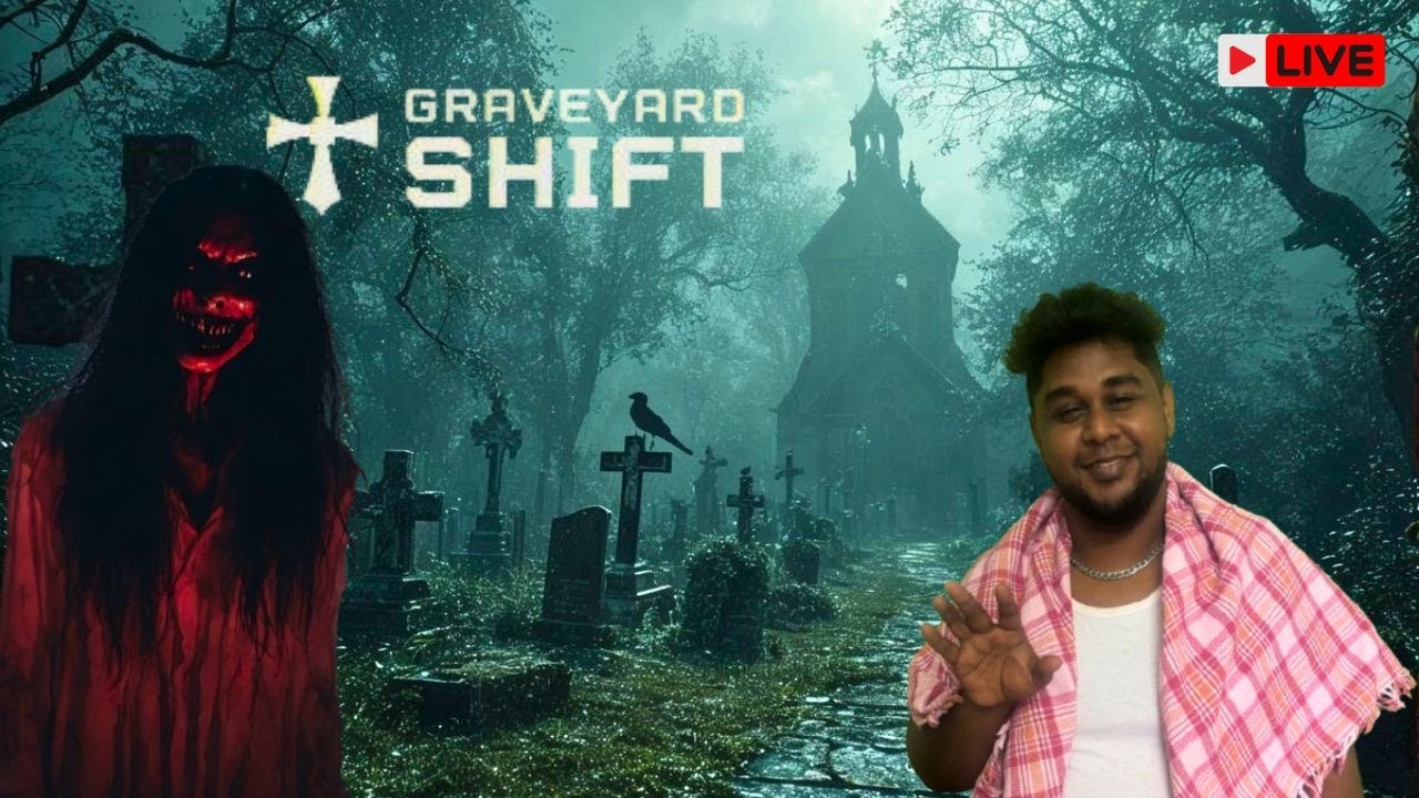 🛑GRAVEYARD SHIFT HORROR LIVE GAMEPLAY ☠️ - YouTube