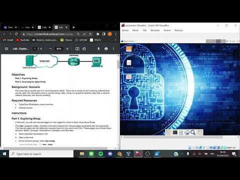 CyberOps - Lab Exploring Nmap (9.3.8) - YouTube