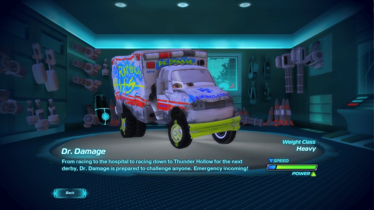 DR. DAMAGE / CARS 2 THE VIDEO GAME - YouTube