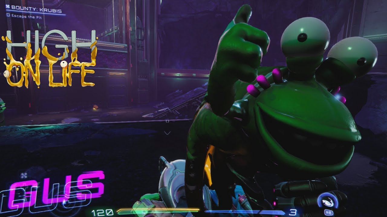 High on Life Gus gun review | Escape the Pit | Return home | Bounty ...