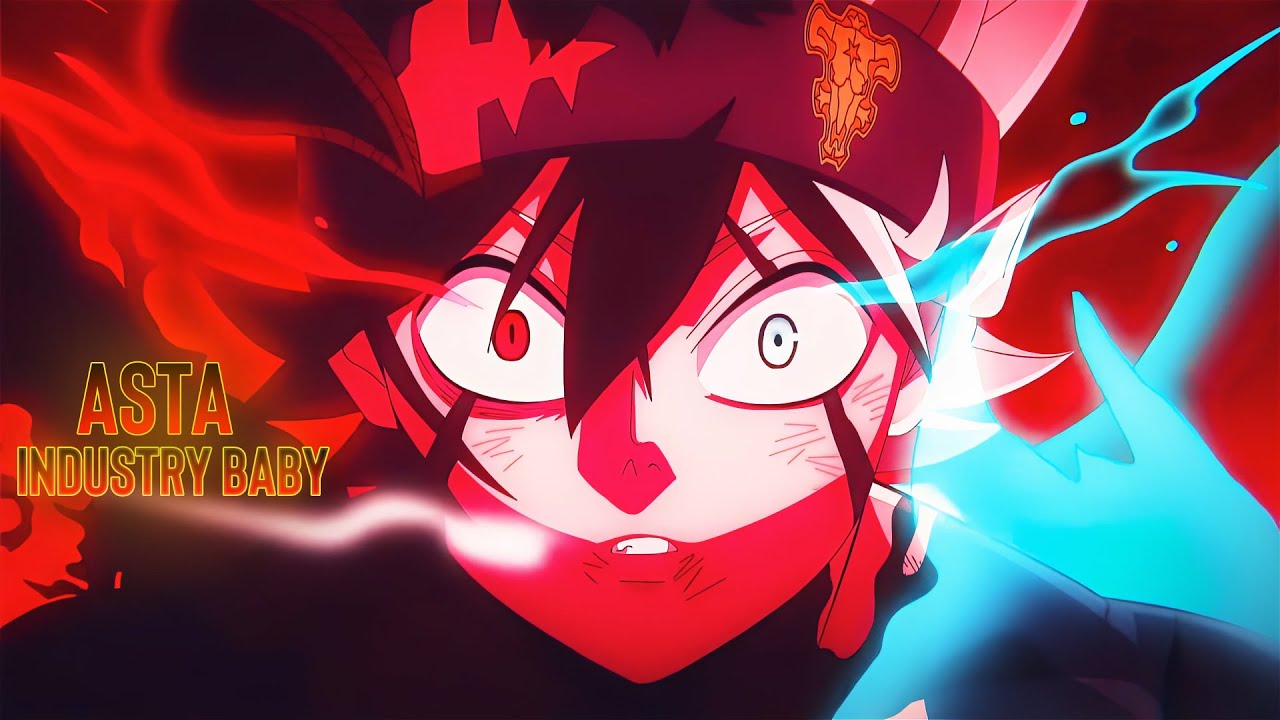 Asta | Black Clover Movie 4K - Industry Baby (Edit/AMV) - YouTube