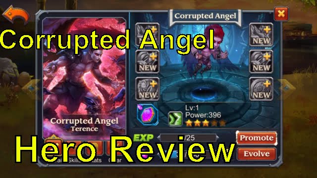 Corrupted Angel Hero Review Heroes Charge - YouTube