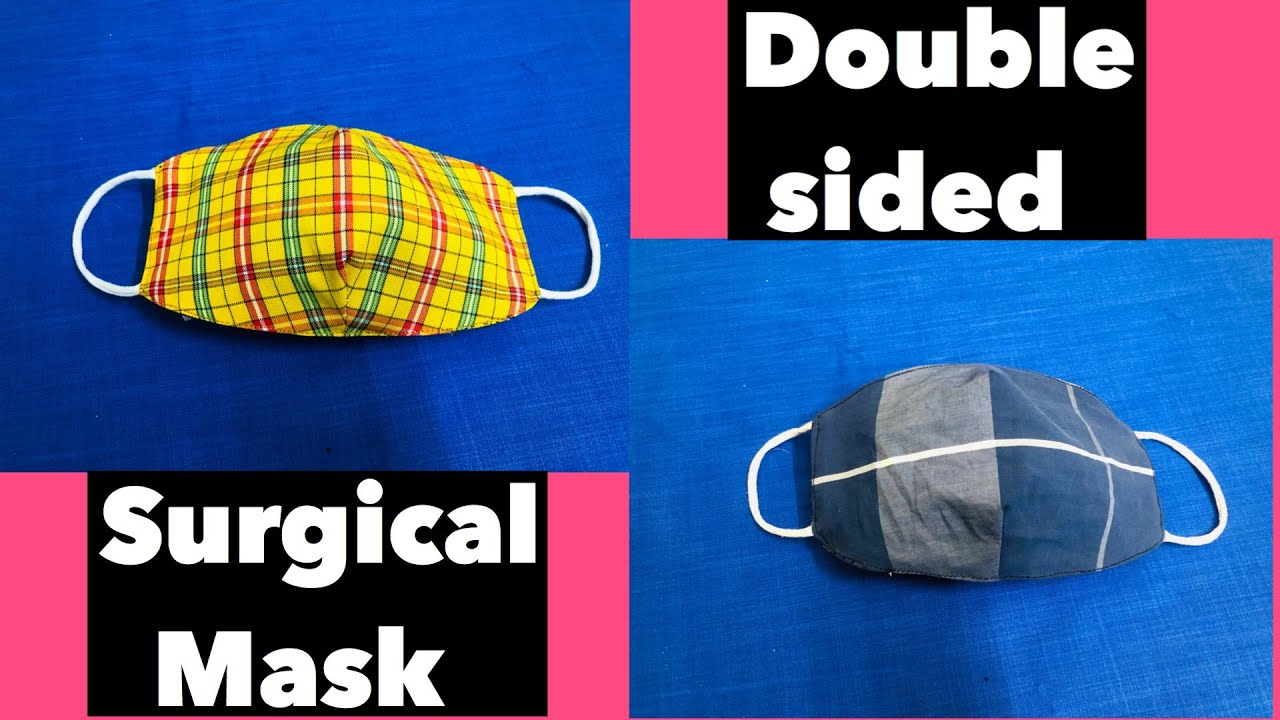 Double sided face mask in 3 minutes - YouTube