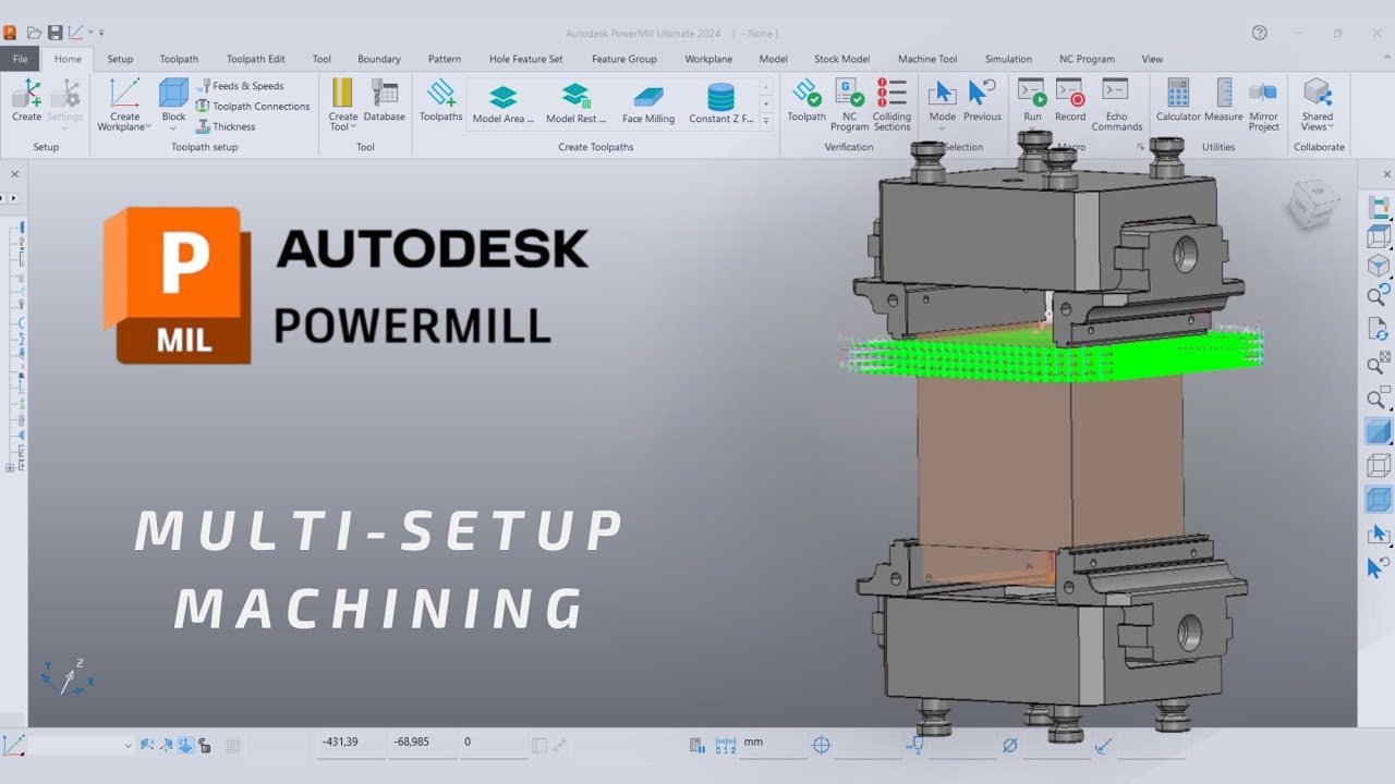 Multi-Setup Machining in PowerMILL | Complete Tutorial - YouTube