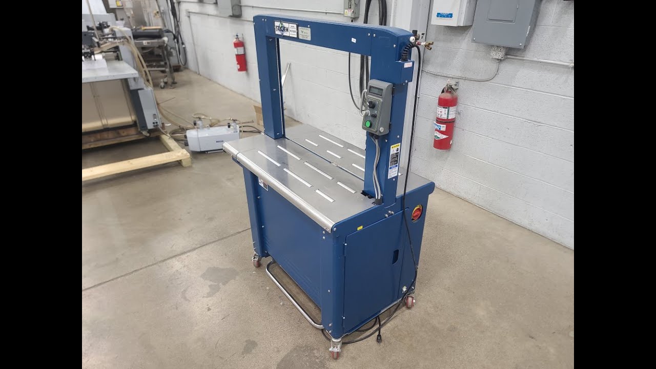 2016 Polychem PC1000 Automatic Strapping Machine - YouTube