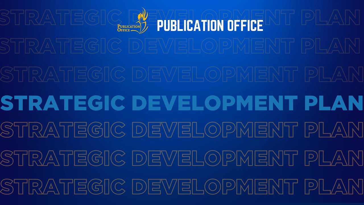 Publication Office Strategic Development Plan (PO-SDP) - YouTube
