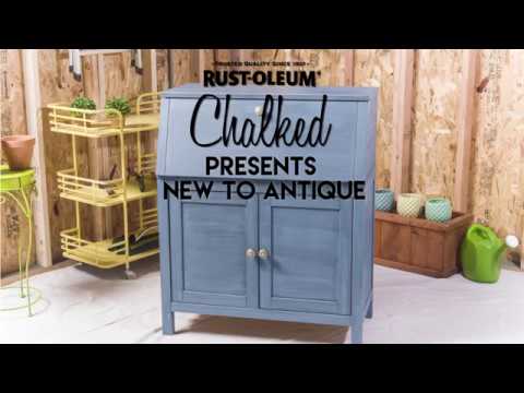 How To Give Furniture an Antique Look With Rust-Oleum Chalked Paint