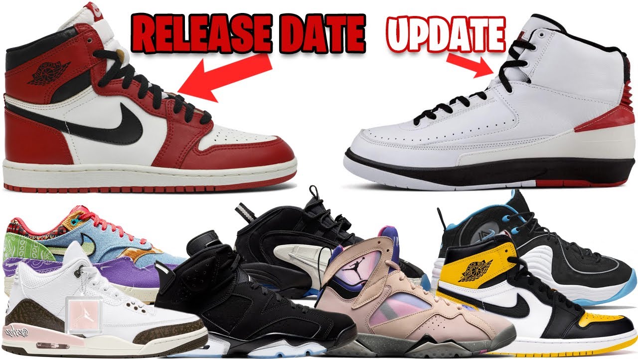 AIR JORDAN 1 CHICAGO REIMAGINED, AJ 2 CHICAGO UPDATE, AJ3 NEAPOLITAN ...