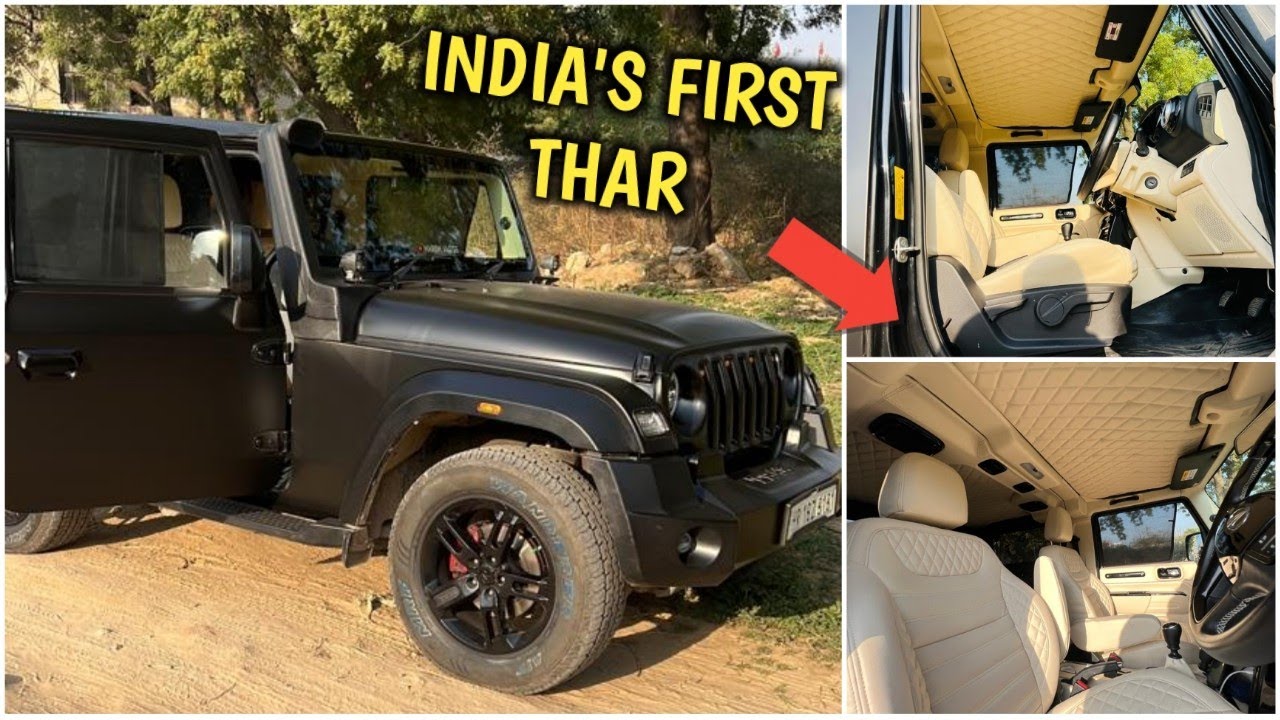 Finally My Thar Got Maharaja Interior 2023 Thar Modified Modified Thar ...